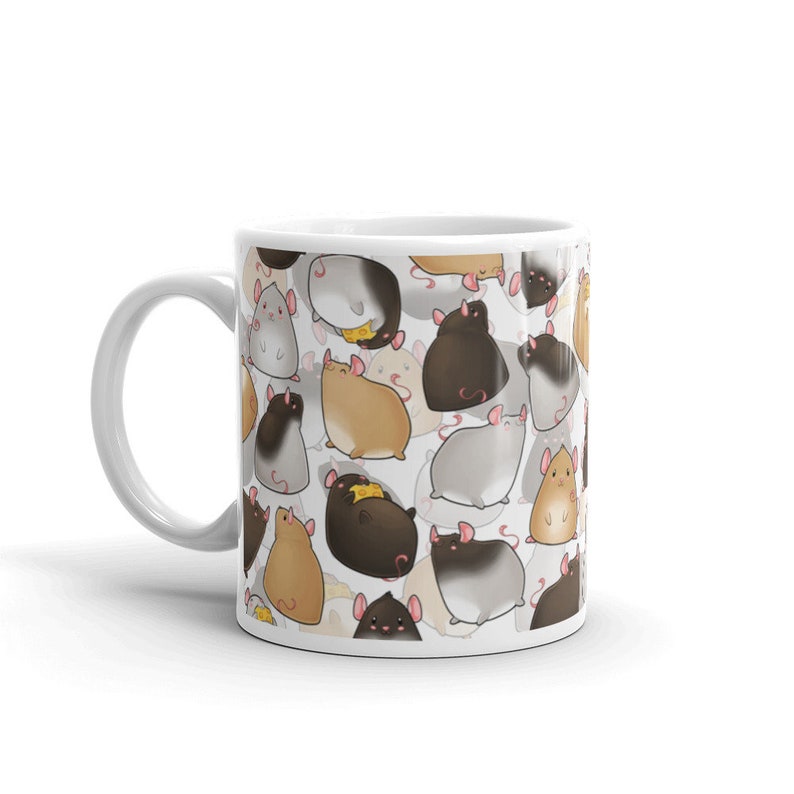 Rat Coffee Mug, Cute Rat Gift, Rat Lover, Rat Cup, Gift for Her, Him ...