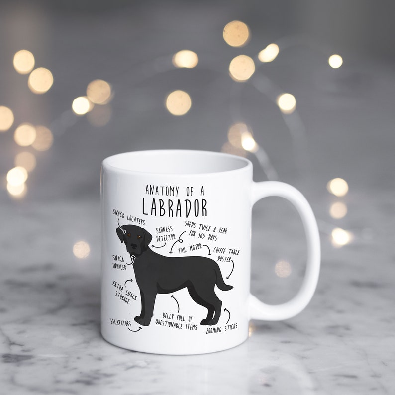 Black Labrador Retriever Coffee Mug Cute Black Lab Gift Dog - Etsy