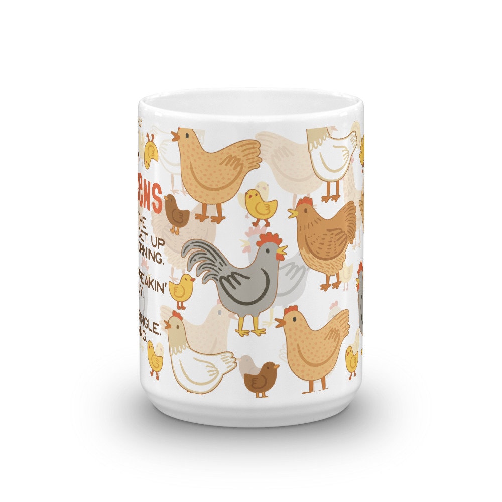 Chicken Coffee Mug Cute Chicken Gift Chicken Lover Funny | Etsy