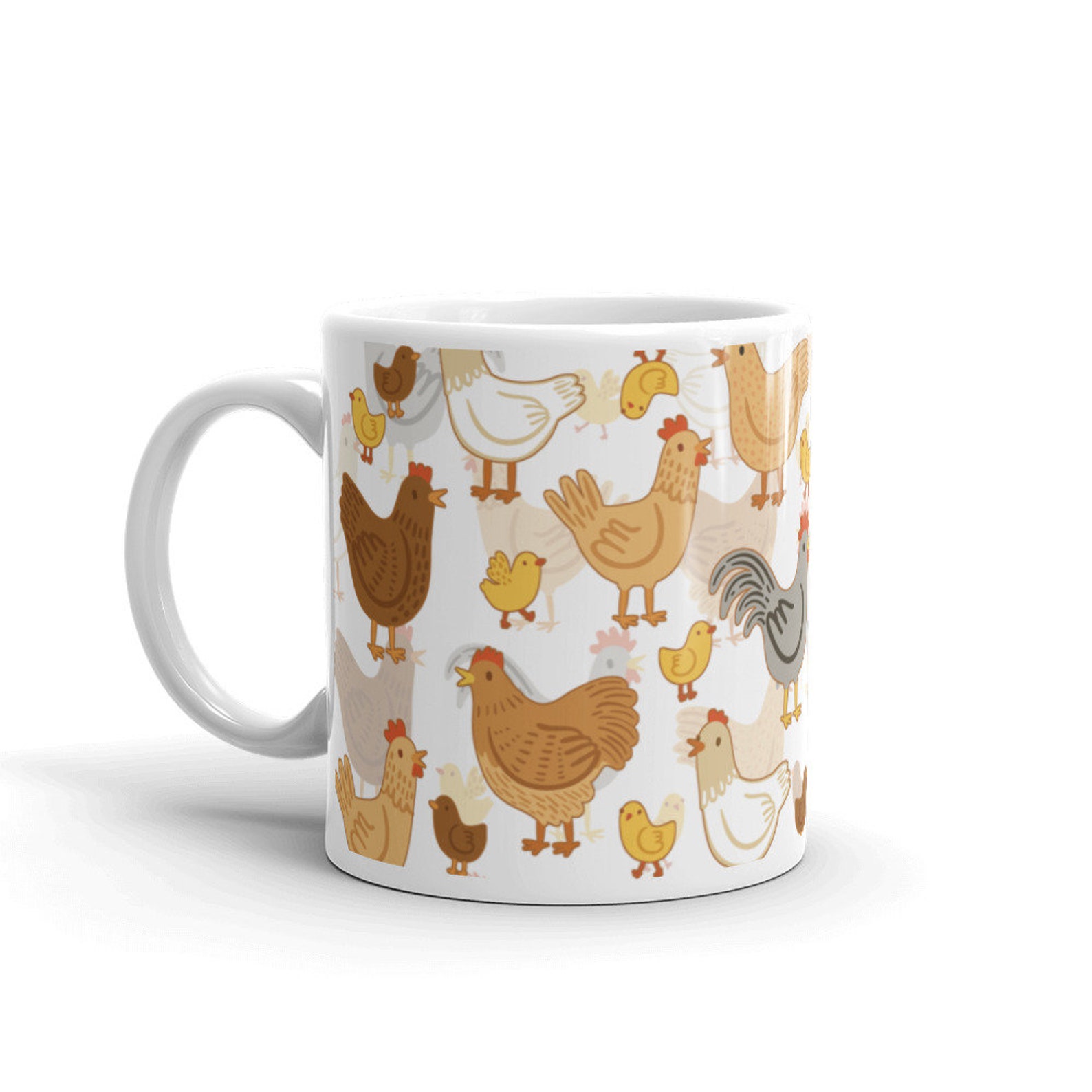 Chicken Coffee Mug Cute Chicken Gift Chicken Lover Funny - Etsy