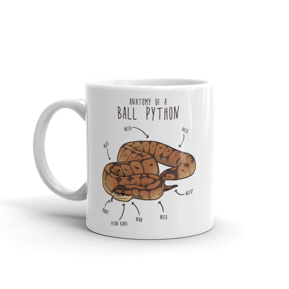 Ball Python Coffee Mug Cute Snake Lover Gift Funny Reptile | Etsy