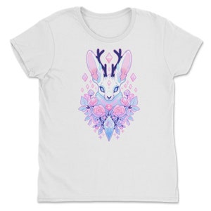 Jackalope Shirt, Women Men, Pastel Goth Lover Gift, Cute Bunny Rabbit T ...