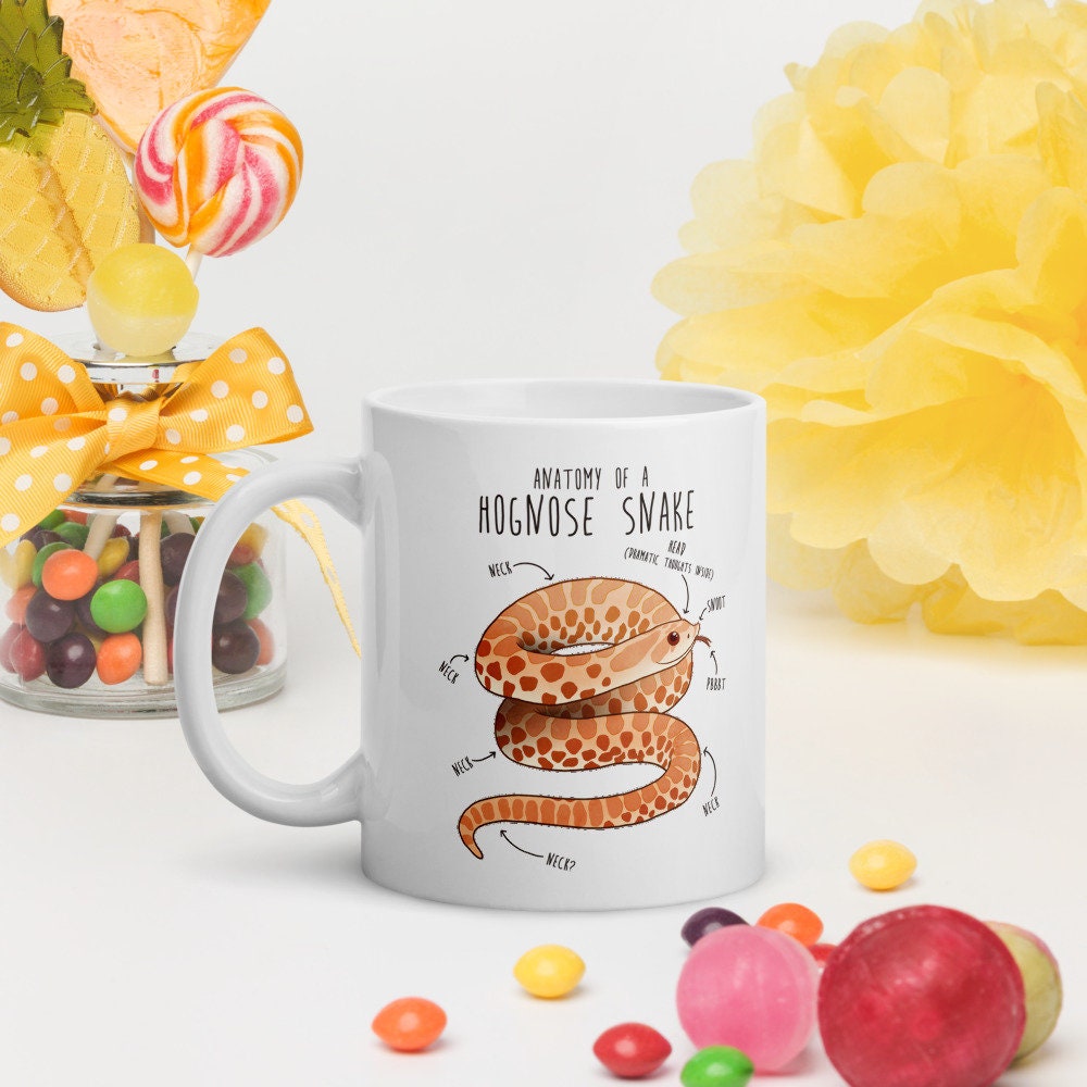 Albino Hognose Snake Coffee Mug Cute Snake Lover Gift Funny - Etsy