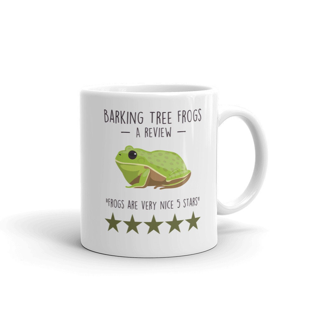 Barking Tree Frog Mug Cute Frog Lover Gift Coffee Amphibian - Etsy