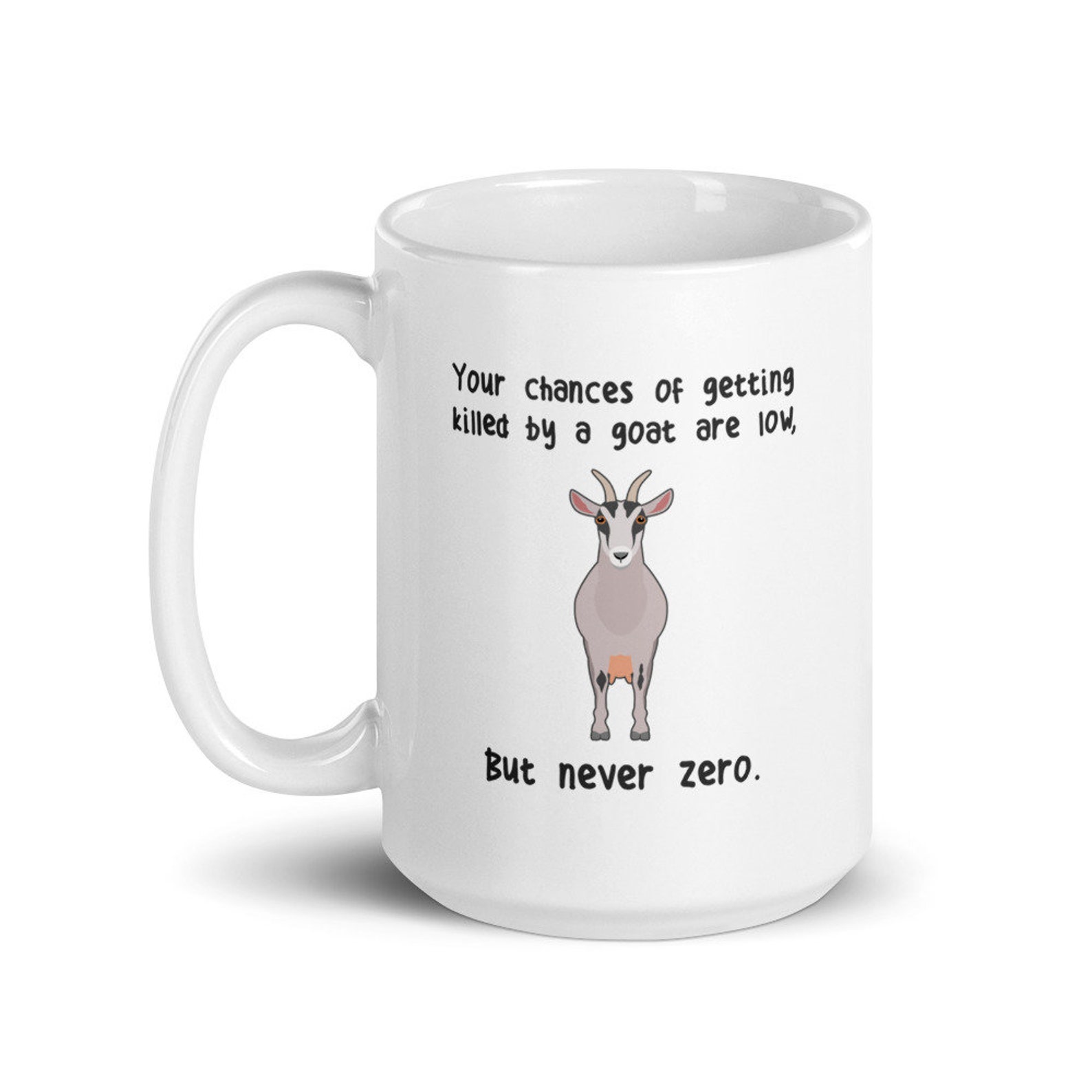 Goat Coffee Mug, Funny Goat Lover Gift, Farmer Cup, Farming, Cute Pet ...
