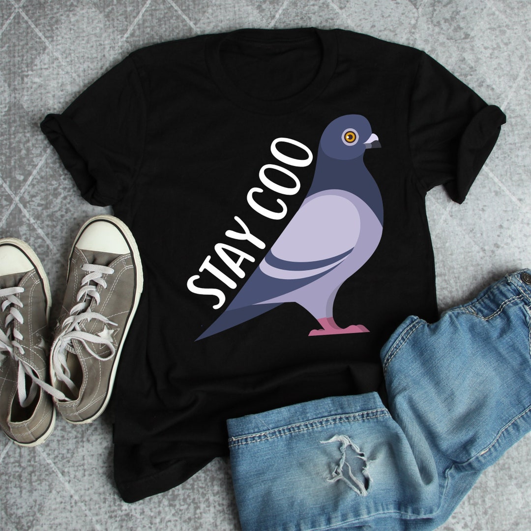 Pigeon Shirt, Women, Men, Funny Bird Lover Gift, Cute Wild Feral Pigeon ...