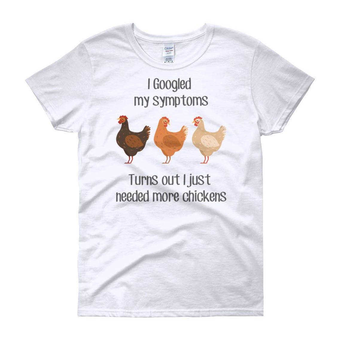 Funny Chicken Shirt, Women Men, Chicken Lover Gift, Cute Bird T-shirt ...