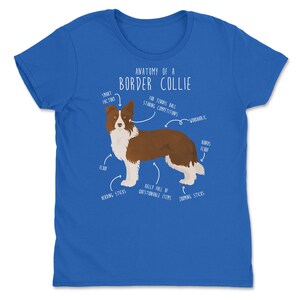 Border Collie Shirt, Women Men, Funny Dog Lover Gift, Cute Collie T ...