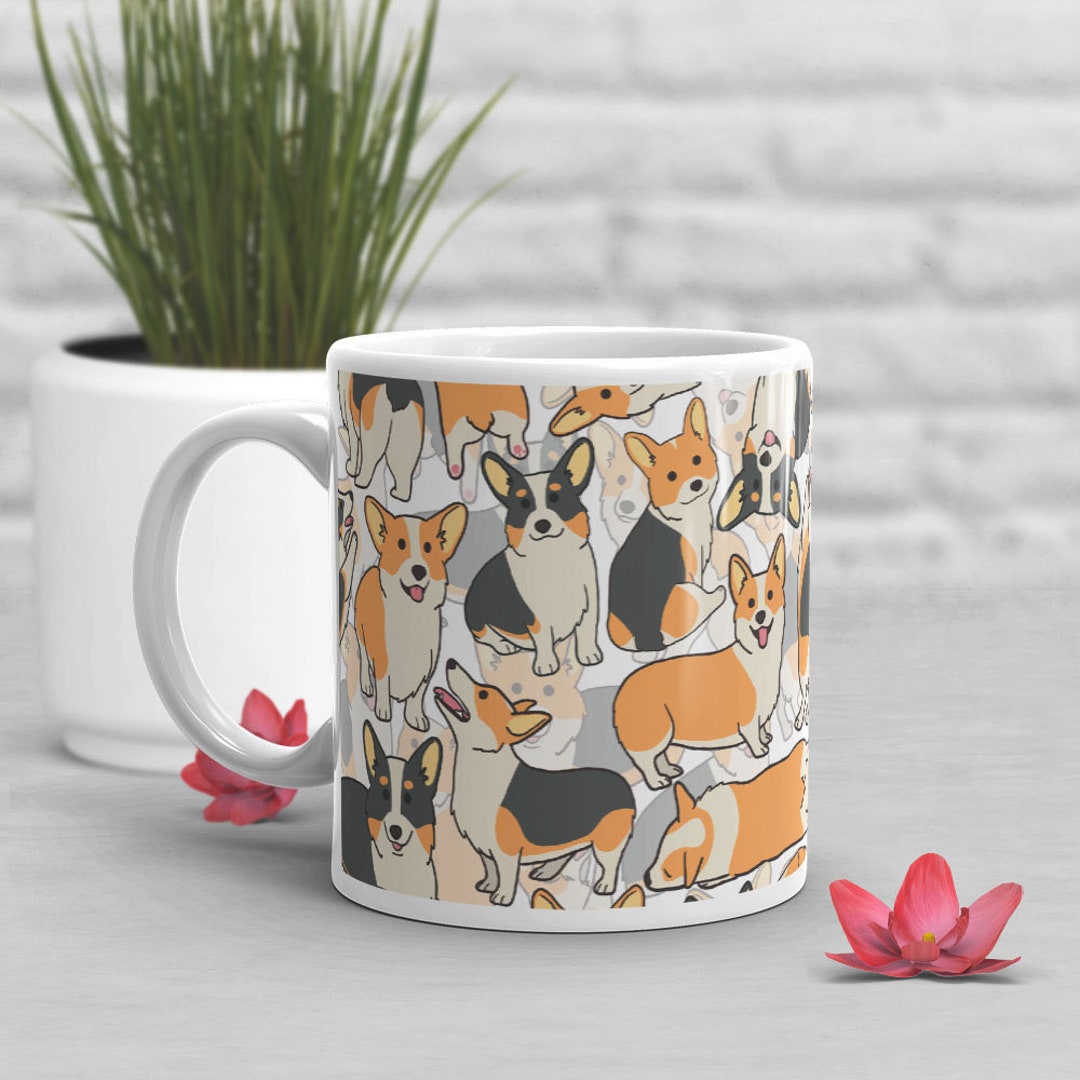 Corgi Coffee Mug Cute Corgi Gift Dog Lover Gift for Her - Etsy