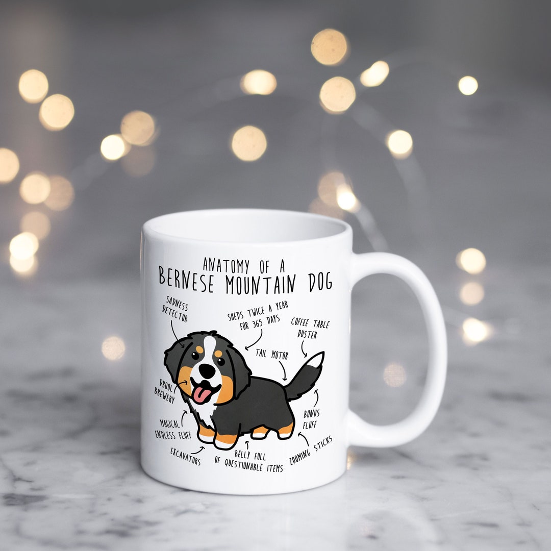 Bernese Mountain Dog Coffee Mug, Cute Berner Gift, Dog Lover, Funny ...
