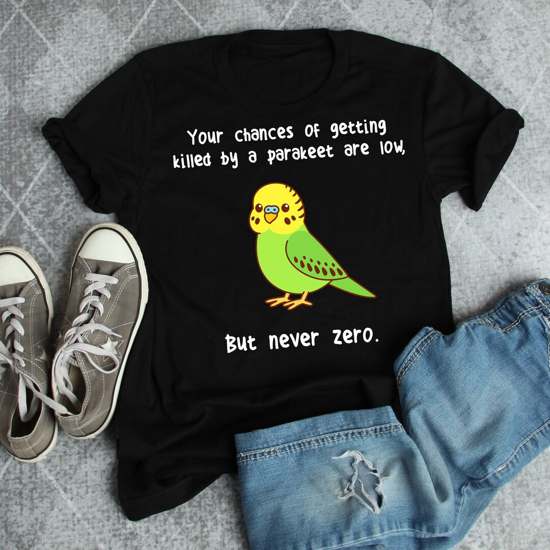 Parakeet Shirt, Women, Men, Funny Budgie Lover Gift, Cute Bird T-shirt ...
