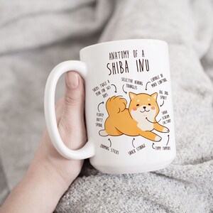 Shiba Inu Coffee Mug, Cute Red Shiba Inu Gift, Dog Lover, Funny Gift ...