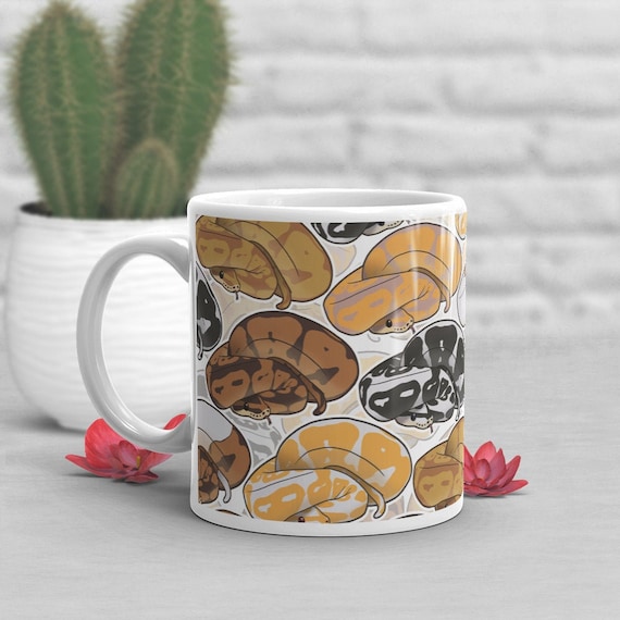Ball Python Coffee Mug Cute Snake Lover Gift Funny Reptile - Etsy