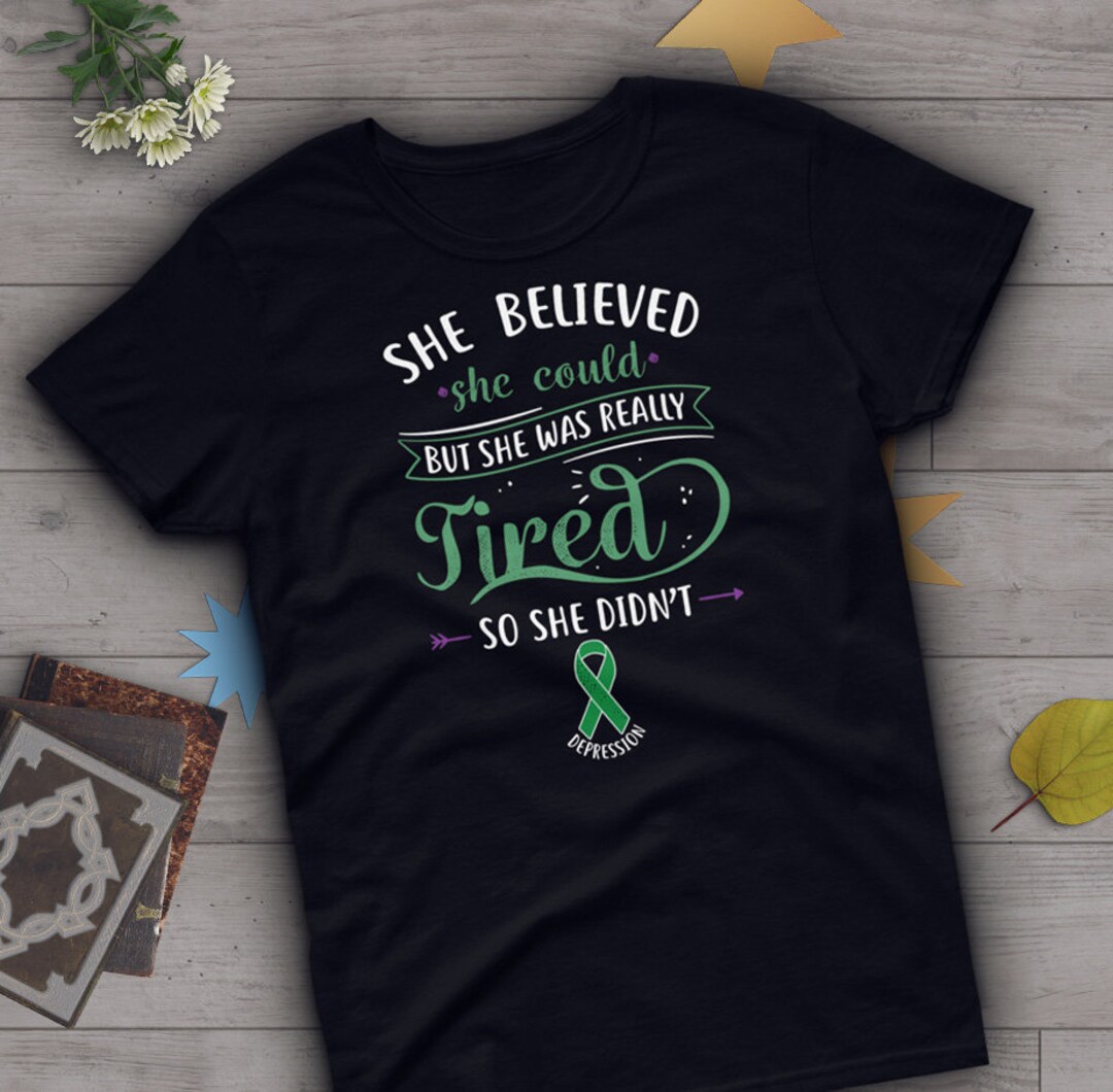Depression Shirt, Women, Invisible Chronic Illness T-shirt Gift ...