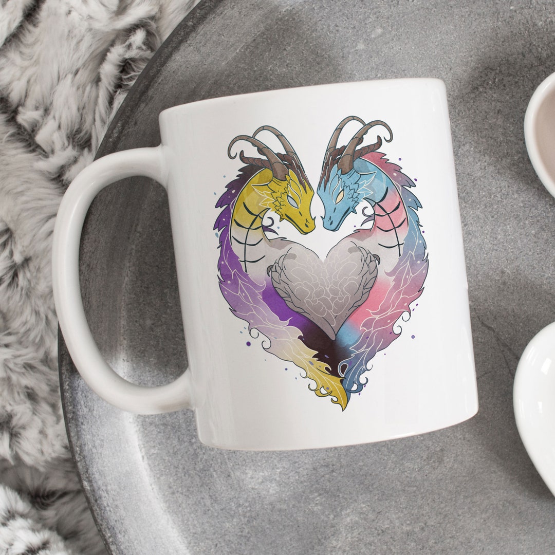 Nonbinary Transgender Pride Coffee Mug, Non-binary Flag Pride Gift ...