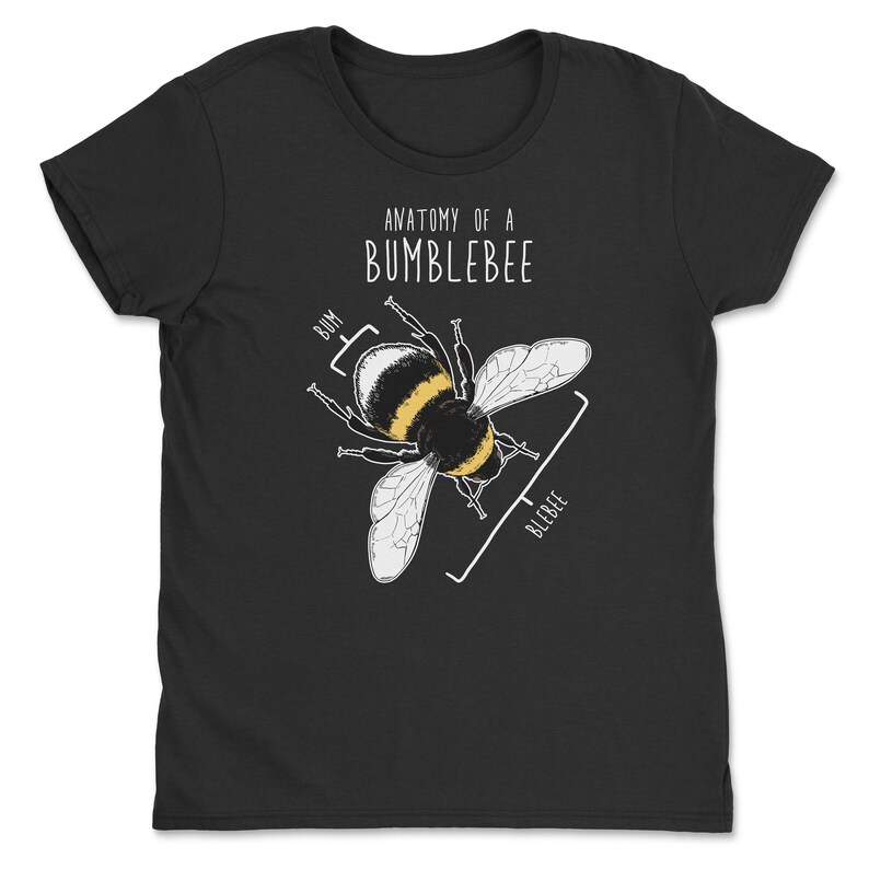 Bumblebee Shirt, Women, Men, Funny Bee Lover Gift, Cute Entomology T ...