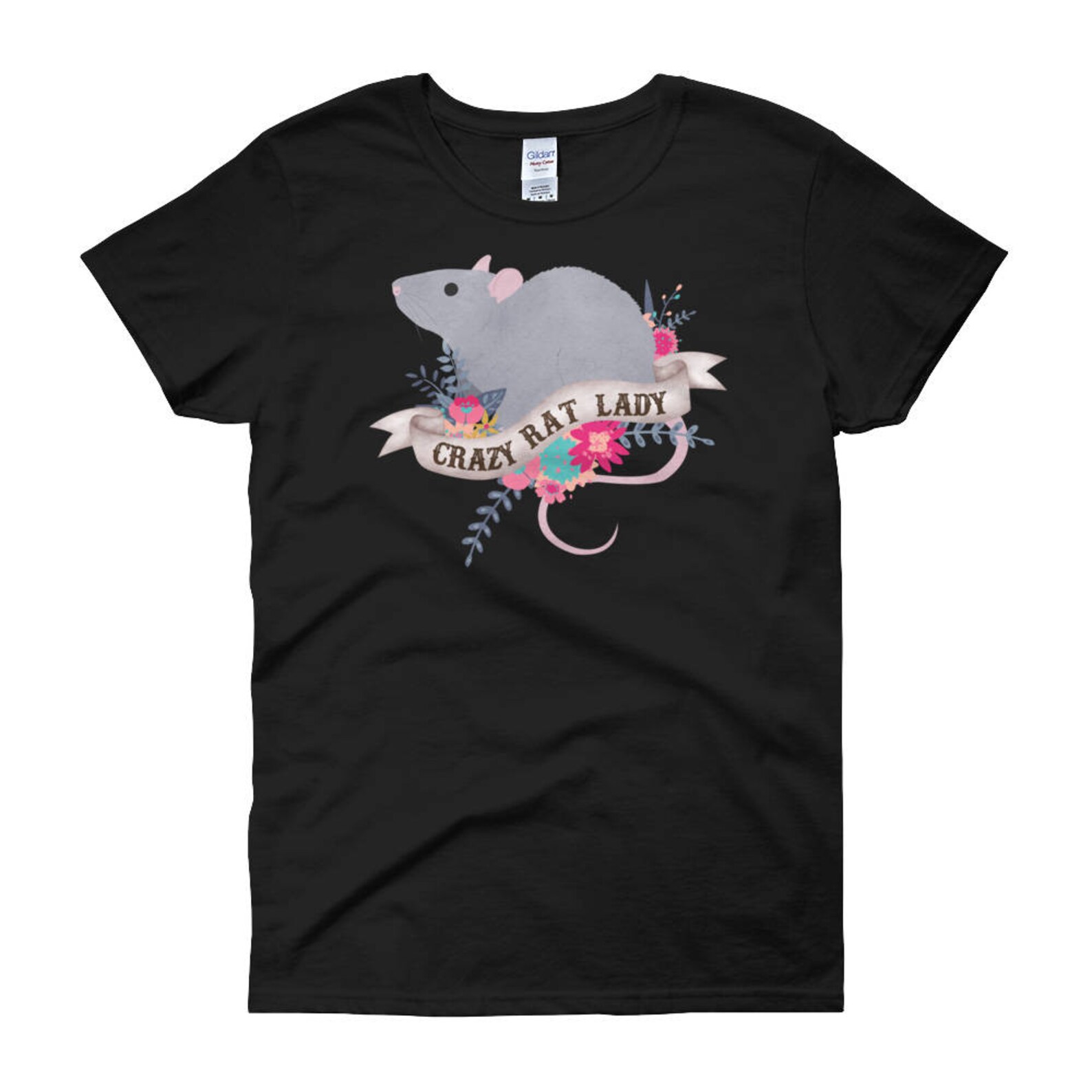 Rat Shirt Women Rat Lover Gift Cute Rat T-shirt Pet Lover - Etsy
