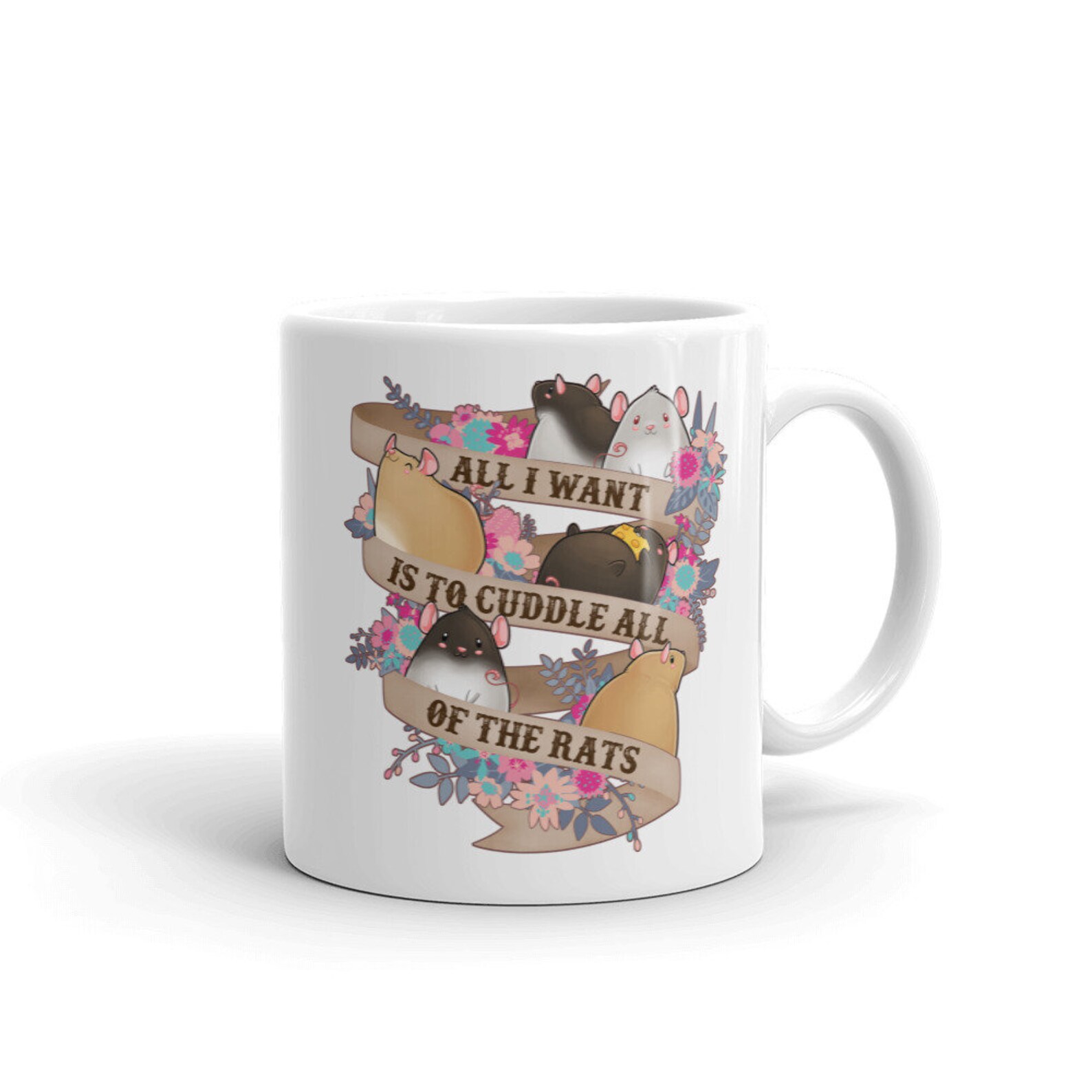 Rat Coffee Mug Cute Rat Gift Rat Lover Rat Cup Gift for - Etsy