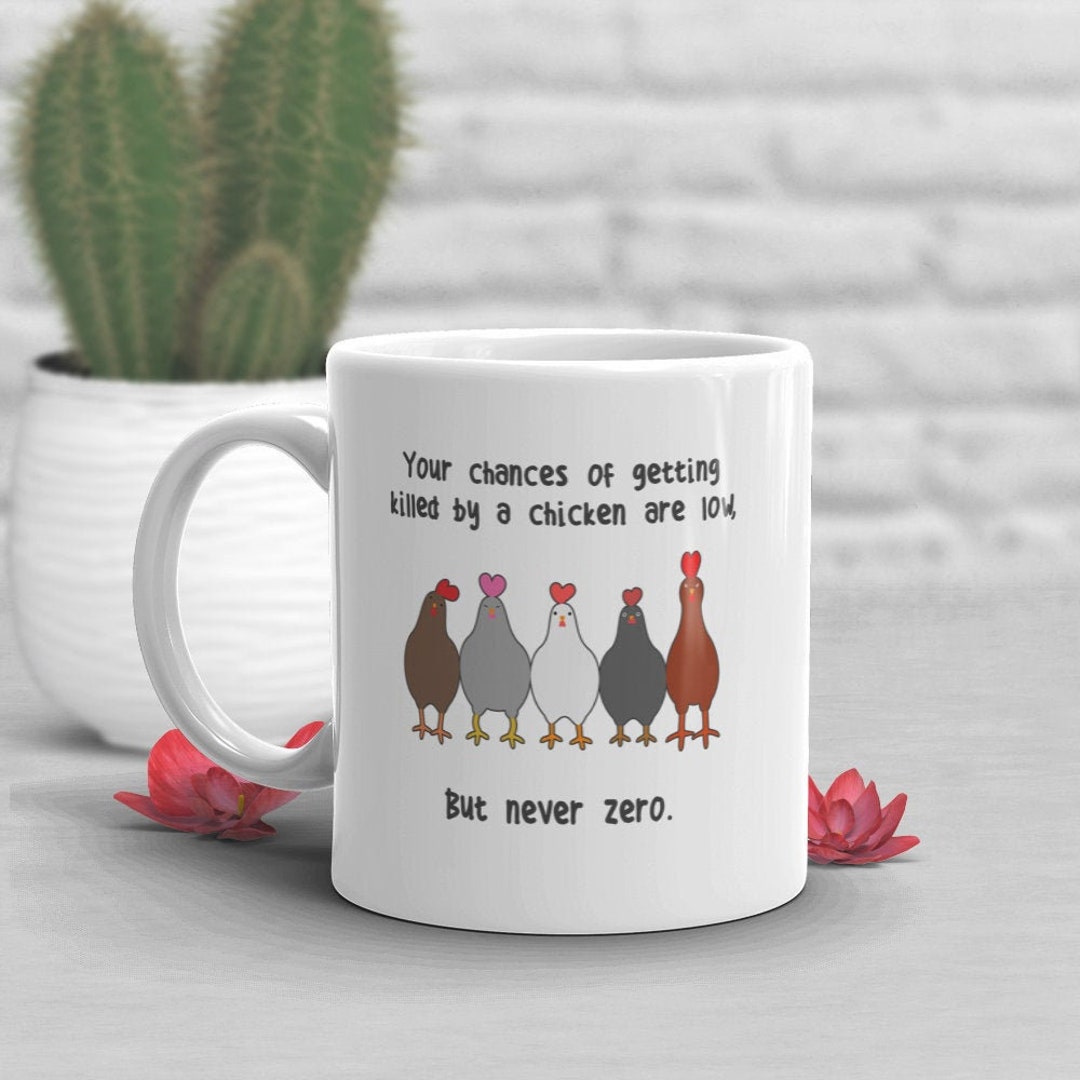 Chicken Coffee Mug, Cute Chicken Gift, Chicken Lover, Funny Chicken Cup ...