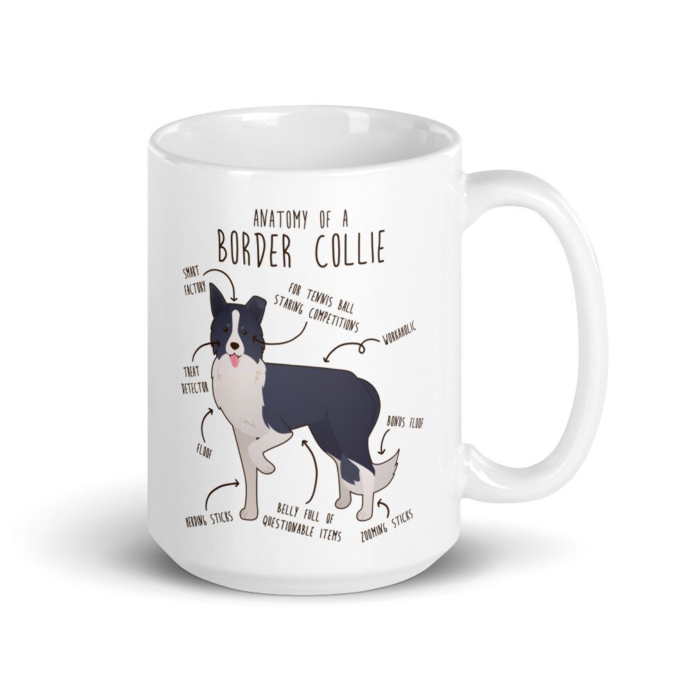 Border Collie Coffee Mug Cute Border Collie Gift Dog Lover - Etsy