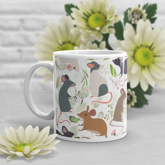 Mouse Coffee Mug Cute Mice Gift Pet Mouse Lover Fancy Mouse - Etsy