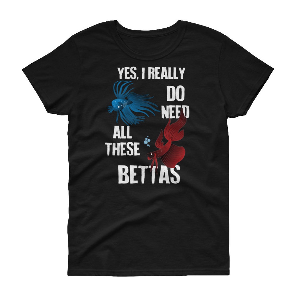 Betta Fish Shirt, Women Men, Funny Betta Lover Gift, Cute Siamese ...