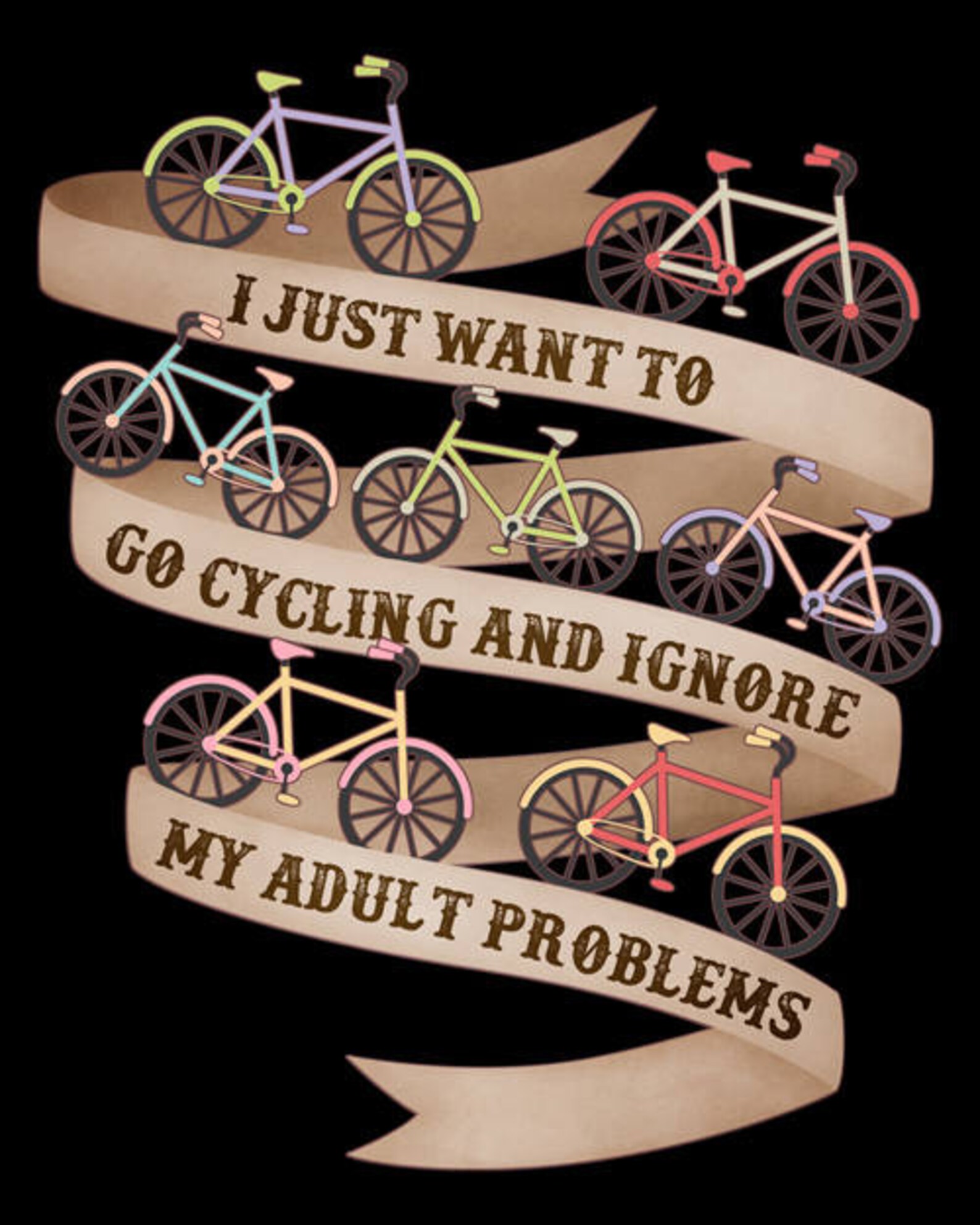 Funny Cycling Shirt, Women Men, Bicycle Gift, Bike T-shirt, Cycling ...