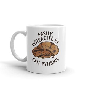 Ball Python Coffee Mug, Cute Snake Lover Gift, Funny Reptile Mug, Gift ...