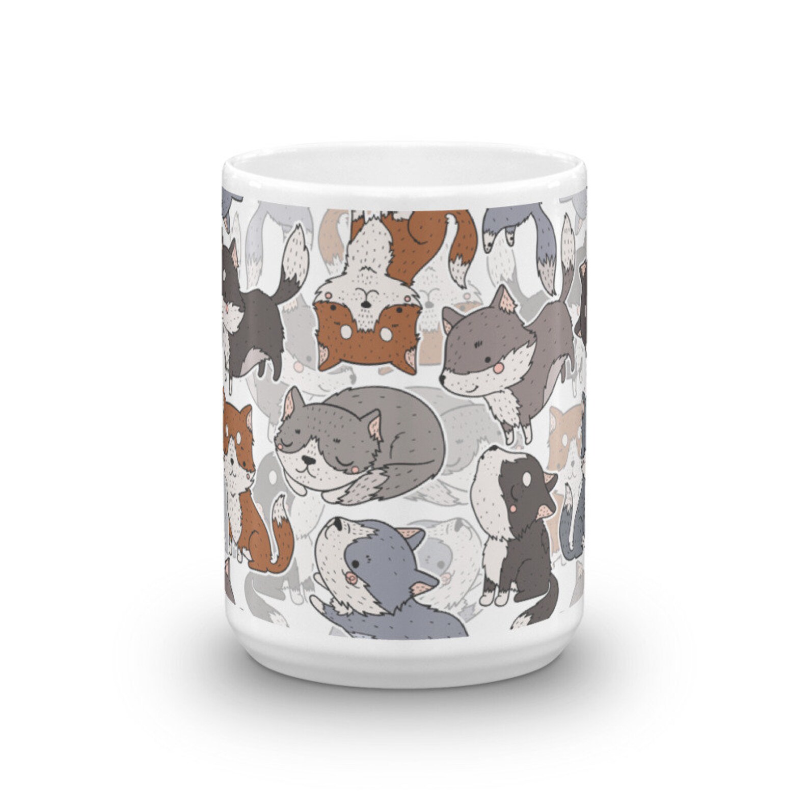 Siberian Husky Coffee Mug, Cute Husky Gift, Husky Lover, Husky Cup ...