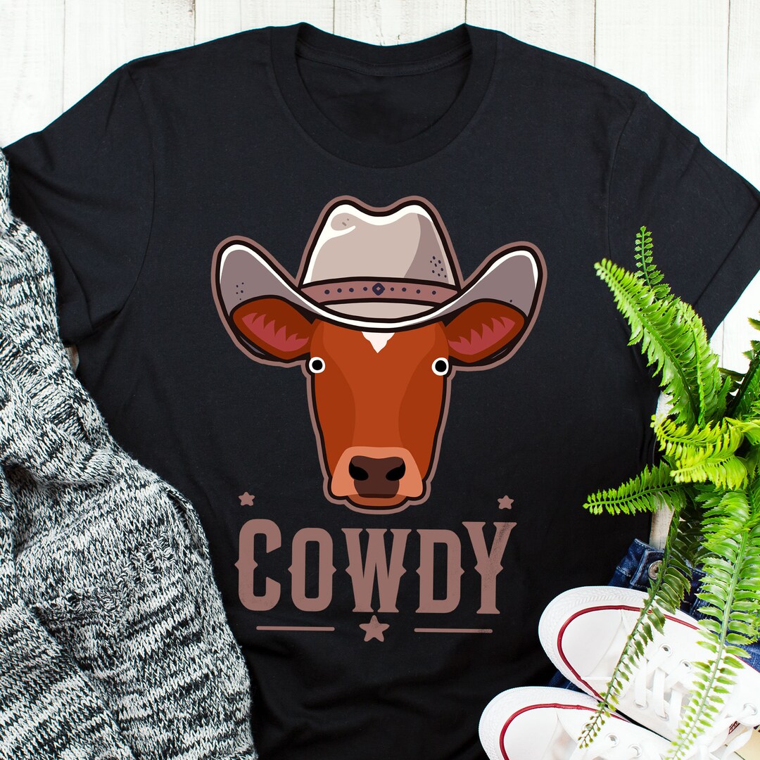 Guernsey Cow Shirt, Women, Men, Funny Cowboy Lover Gift, Cowdy, Cute ...