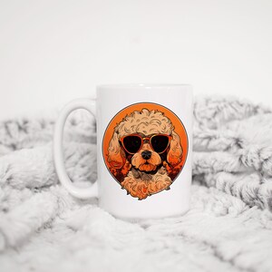 Cavapoo Coffee Mug, Cute Tan Cavapoo Gift, Cavoodle Dog Lover, Cavapoo Mom Cavapoo Dad, Doodle ...