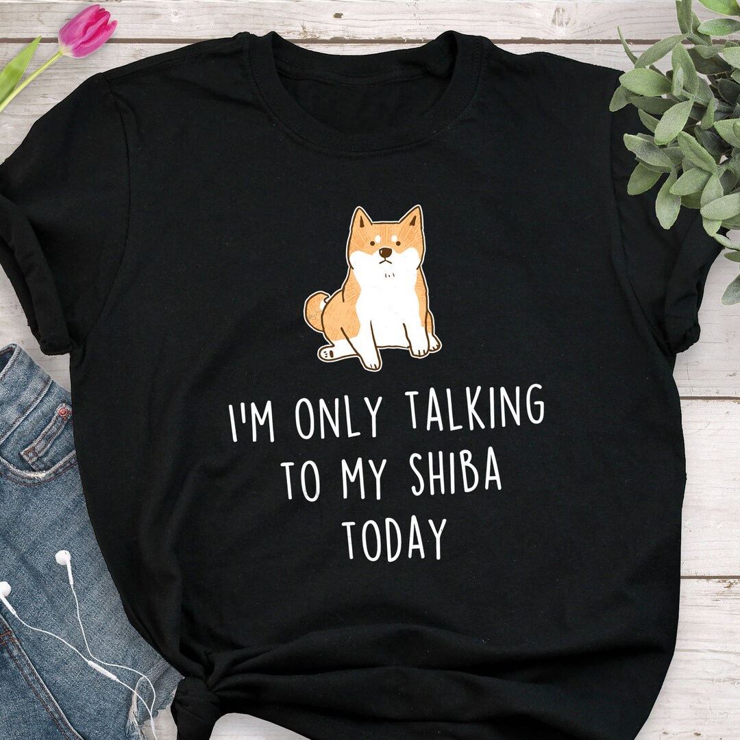 Shiba Inu Shirt, Women, Men, Funny Red Shiba Inu Lover Gift, Cute Dog T ...