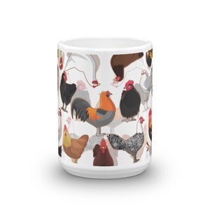 Chicken Coffee Mug, Cute Chicken Gift, Chicken Lover, Funny Chicken Cup ...