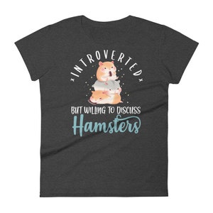 Funny Hamster Shirt, Men Women, Hamster Lover Gift, Cute Rodent T-shirt ...