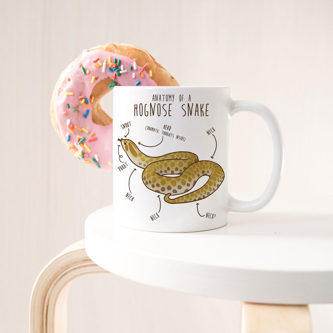 Lemon Hypo Hognose Snake Coffee Mug, Cute Snake Lover Gift, Funny ...