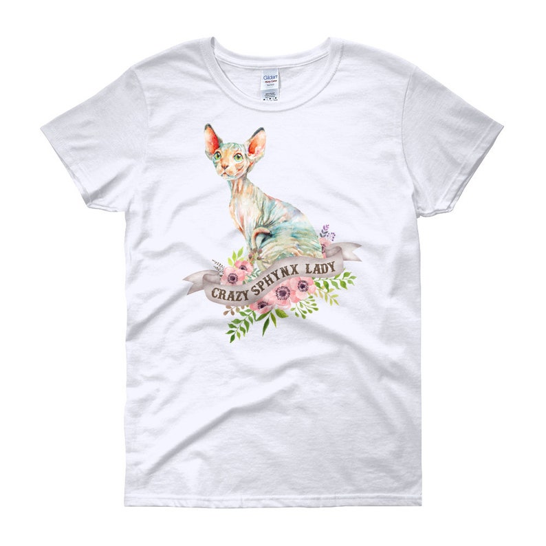 Sphynx Cat Shirt, Women Men, Cat Lover Gift, Cute Sphynx T-shirt ...