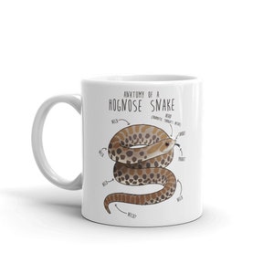 Hognose Snake Coffee Mug, Cute Snake Lover Gift, Funny Reptile Mug, Gift for Him, Her, Birthday ...
