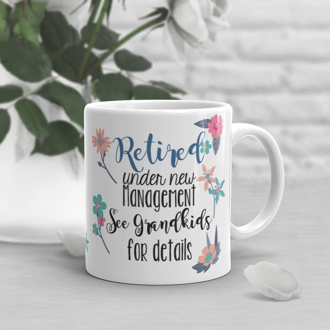 Retirement Coffee Mug, Retired Gift, Full Time Grandma, Gift for Mom ...
