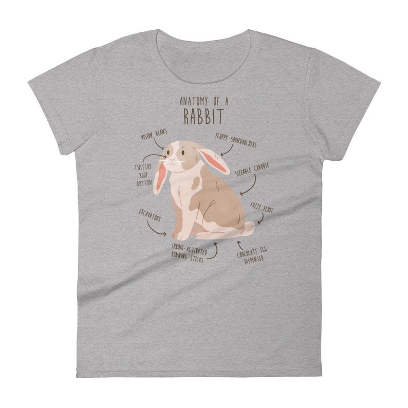 Rabbit Shirt Women Men Funny Rabbit Lover Gift Cute Bunny - Etsy