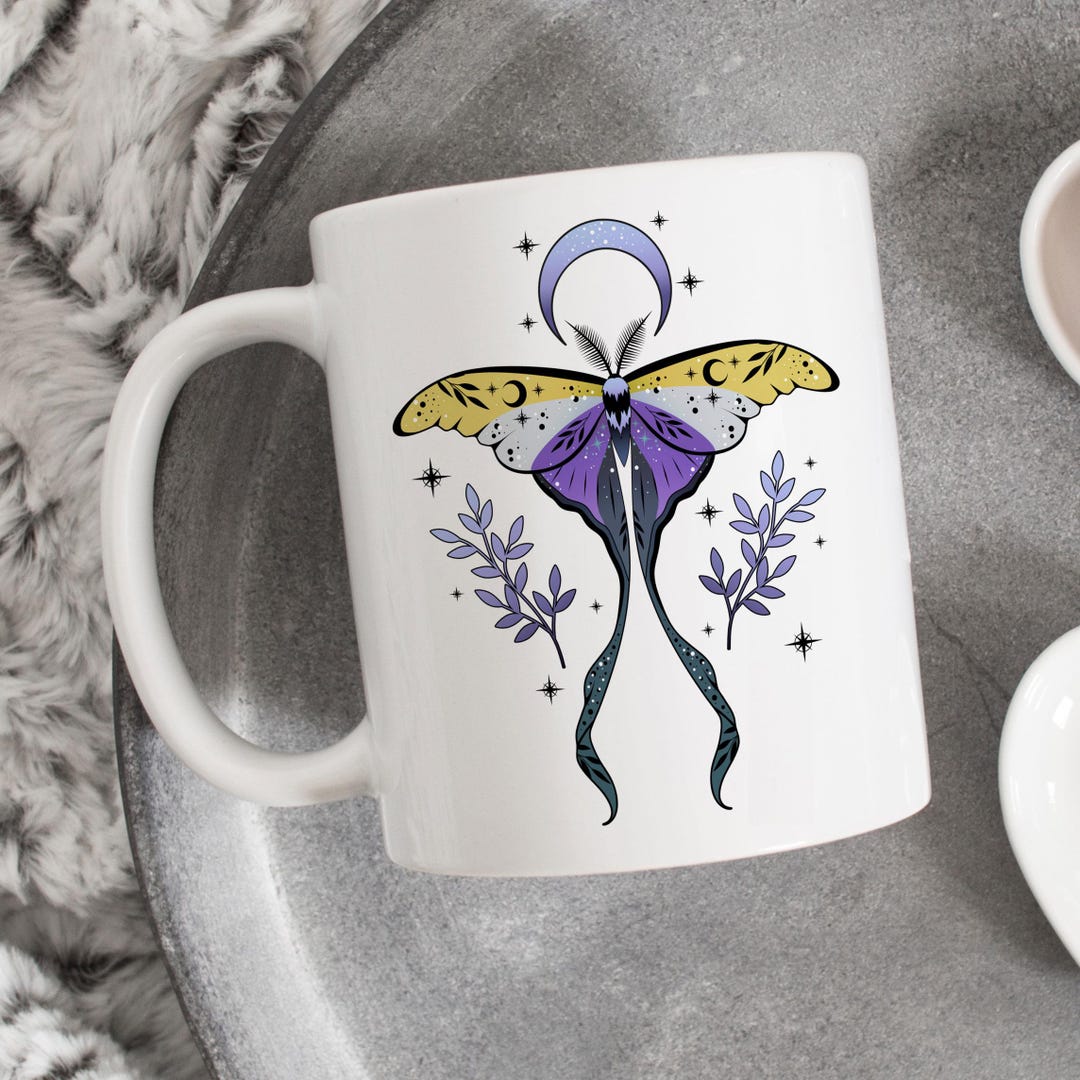 Nonbinary Pride Coffee Mug, Non-binary Flag Pride Gift, LGBT, Gay Pride ...