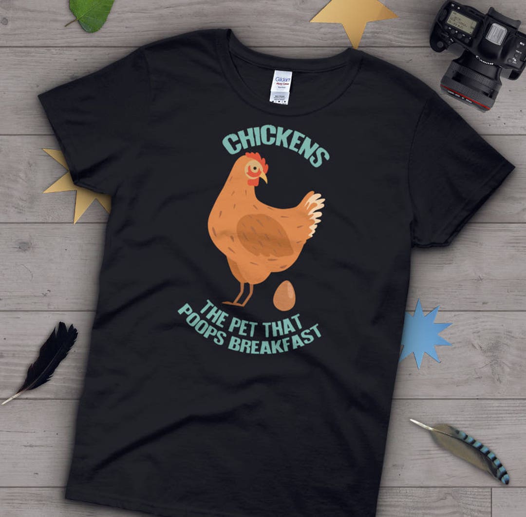 Funny Chicken Shirt, Women Men, Chicken Lover Gift, Cute Bird T-shirt ...