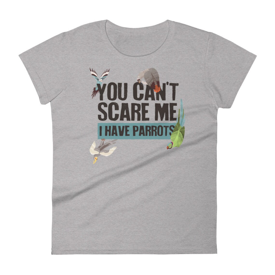 Funny Parrot Shirt, Women Men, Parrot Lover Gift, Cute Bird T-shirt ...
