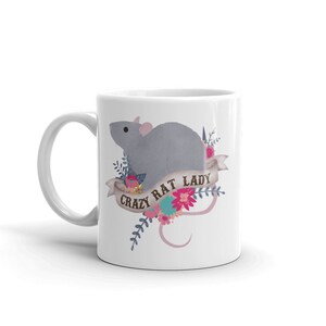 Rat Coffee Mug, Cute Rat Gift, Rat Lover, Rat Cup, Gift for Her ...