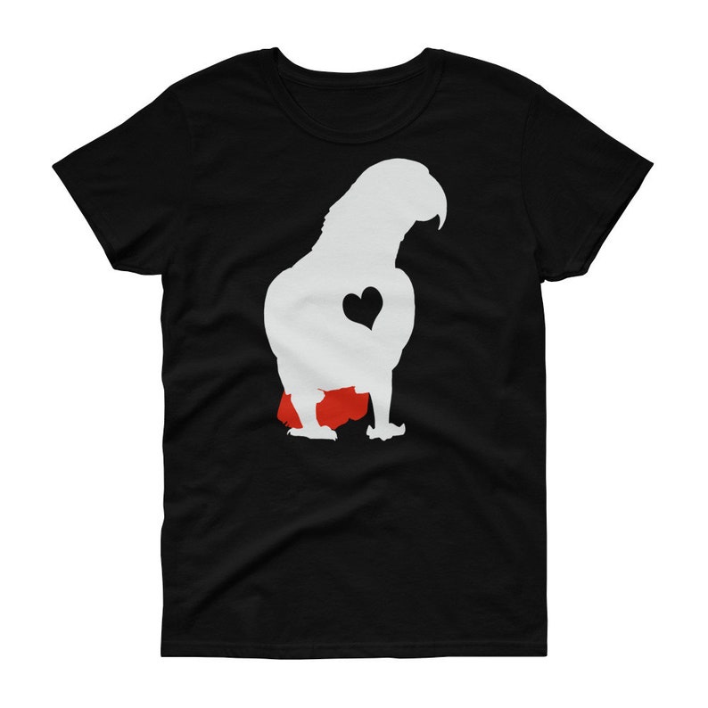 African Grey Parrot Shirt Women Parrot Lover Gift Cute Bird - Etsy
