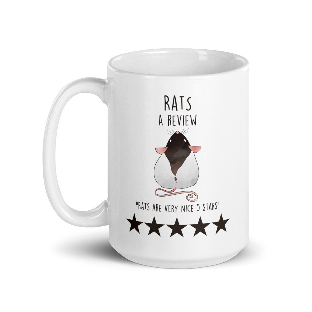 Rat Coffee Mug, Cute Rat Gift, Rat Lover, Funny Rat Cup, Gift for Her ...