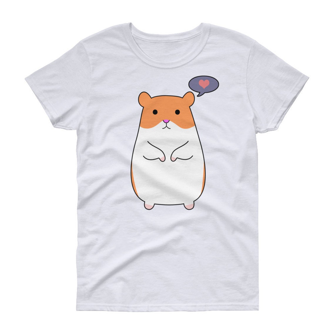 Hamster Shirt, Men Women, Hamster Lover Gift, Cute Rodent T-shirt ...