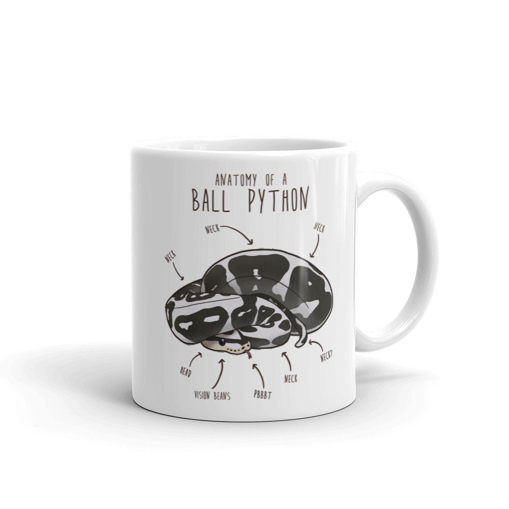 Axanthic Ball Python Coffee Mug Cute Snake Lover Gift Funny | Etsy