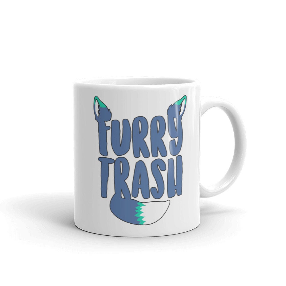 Furry Trash Coffee Mug Cute Wolf Fox Lover Gift Gifts for - Etsy