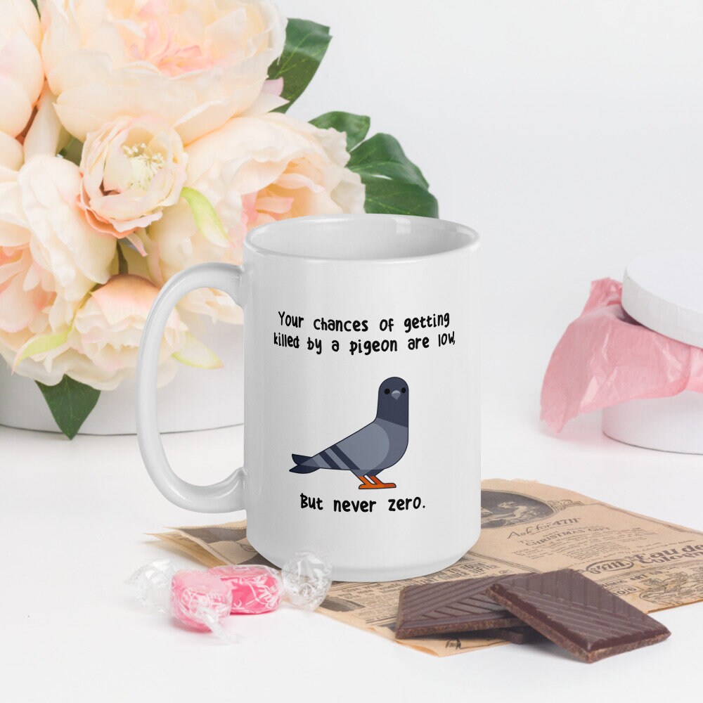 Pigeon Coffee Mug Funny Bird Lover Gift Cute Dove Cup Funny - Etsy