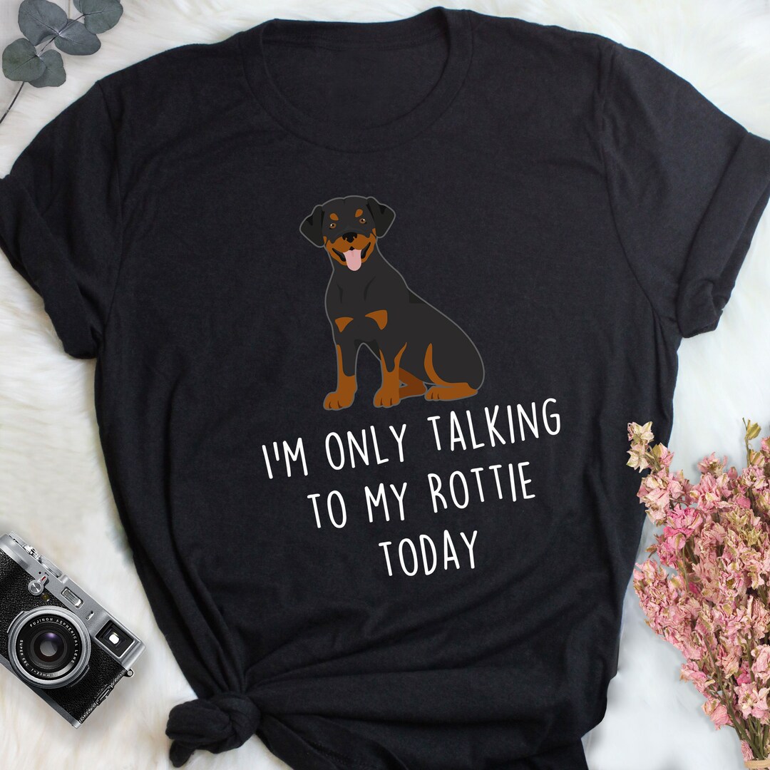 Rottweiler Shirt, Women Men, Funny Dog Lover Gift, Cute Rottie T-shirt ...
